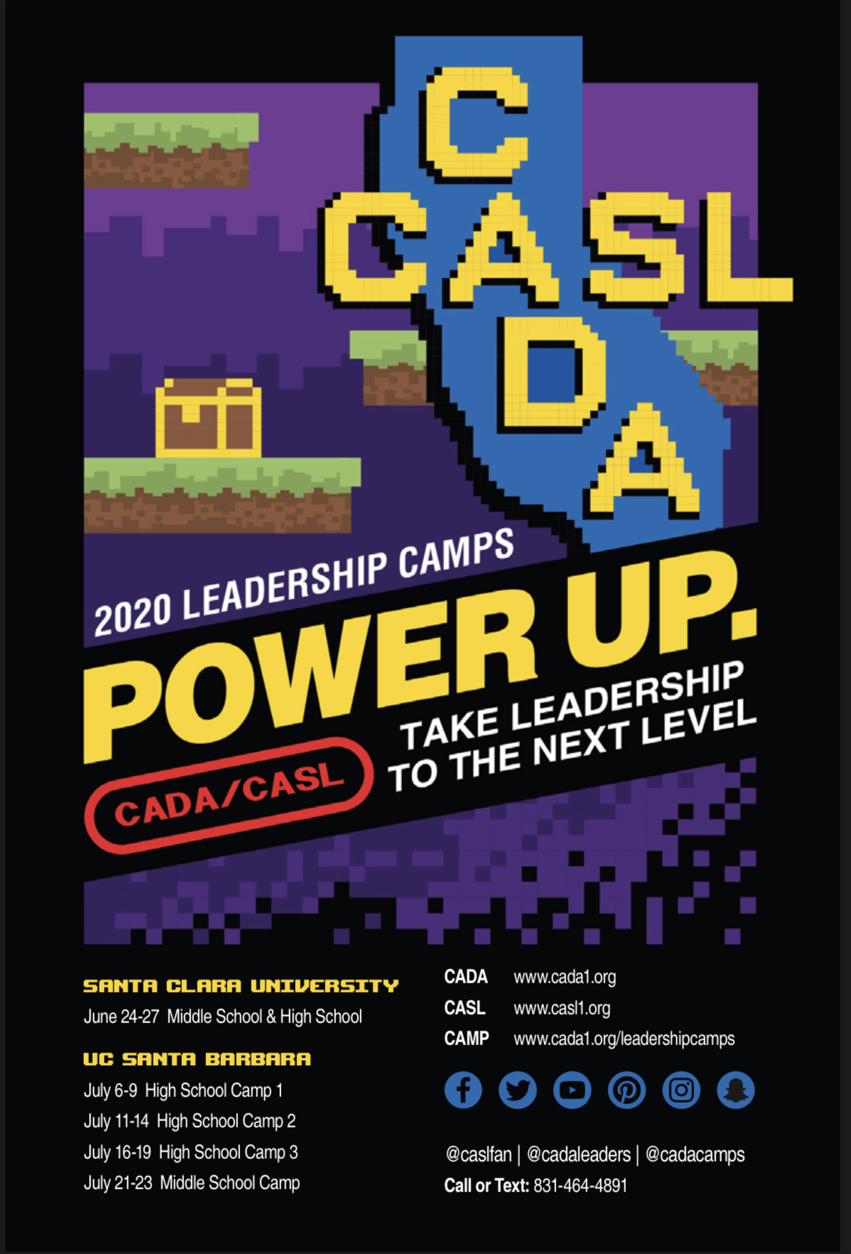 Summer Leadership Camps - CADA